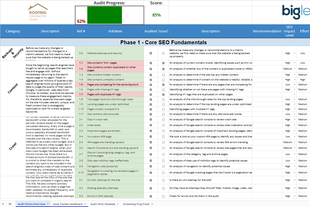 SEO Site Audit Service: What It Is & Why It’s Beneficial | Big Leap